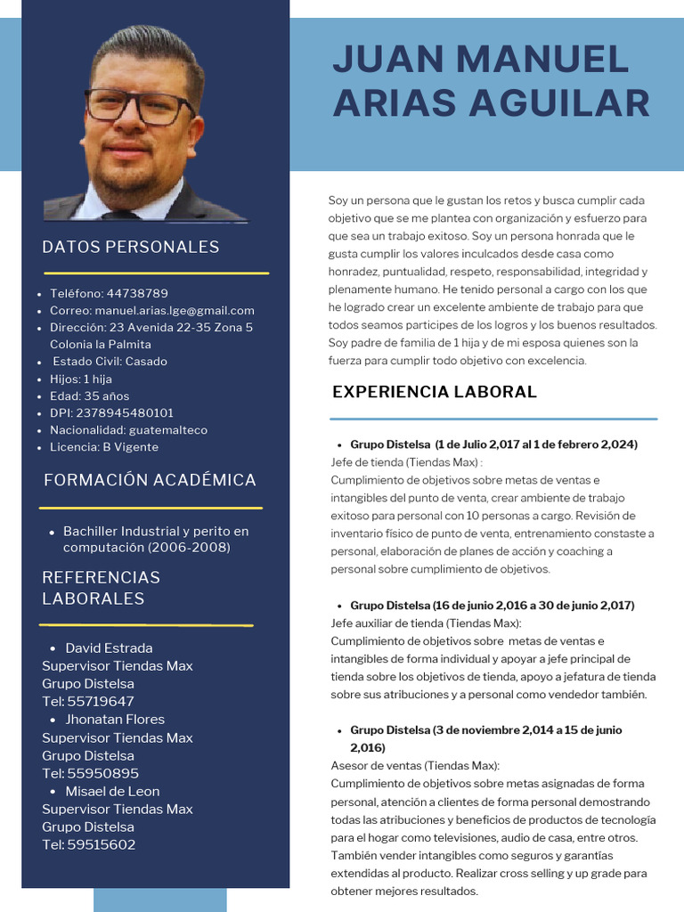 Juan Manuel Arias Aguilar | PDF | Soporte técnico