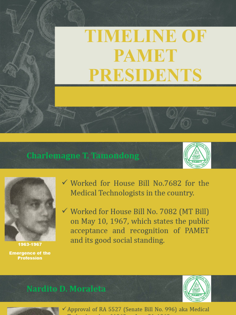 PAMET Presidents and Their Legacy | PDF | Science