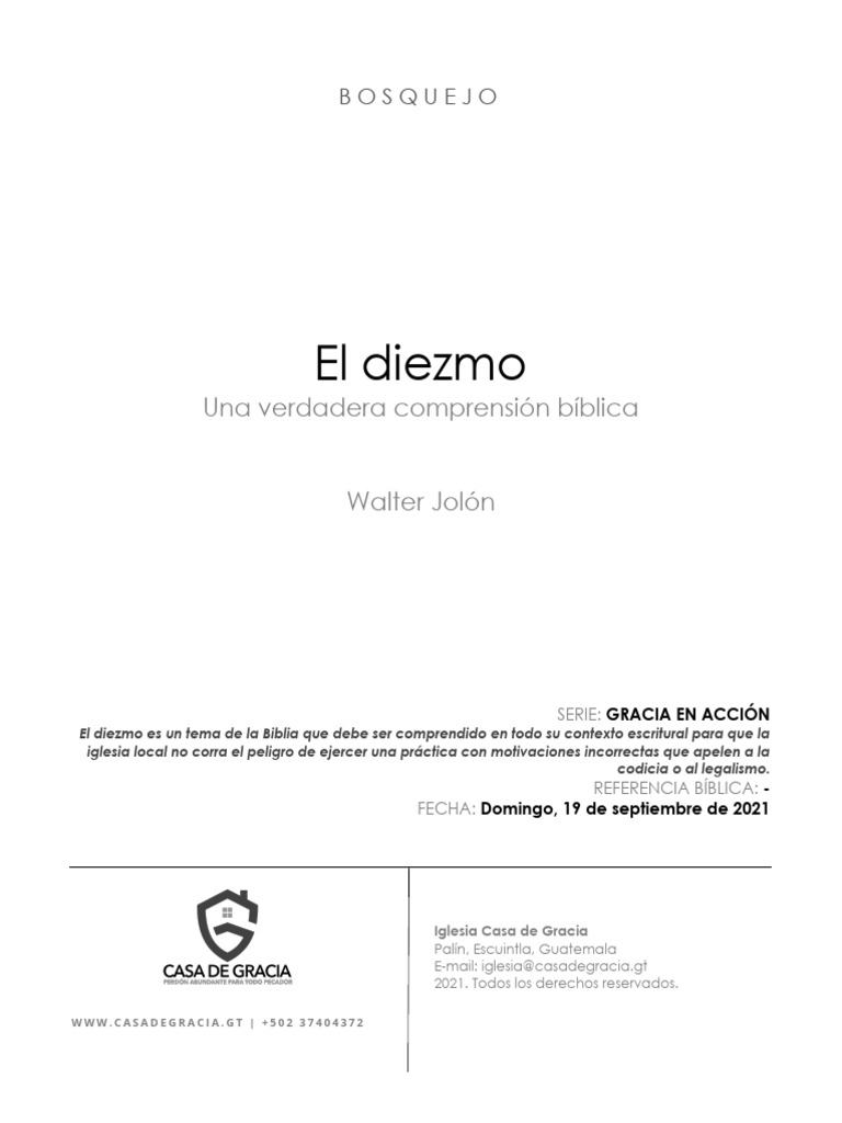El Diezmo | PDF | Diezmo | Abrahán