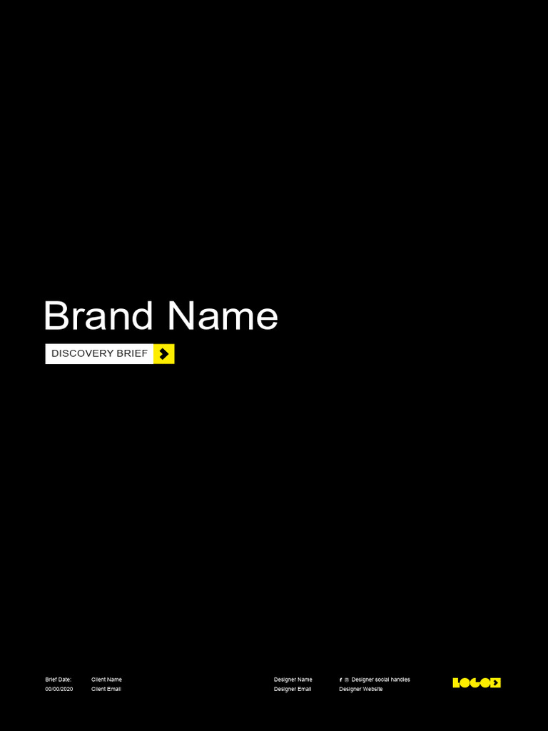 Discovery Brief Template - HDL | PDF | Brand | Communication