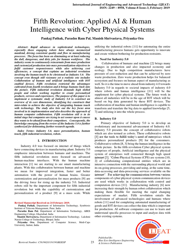 2019-02 Fifth Revolution Applied AI and Human Intelligence With Cyber ...