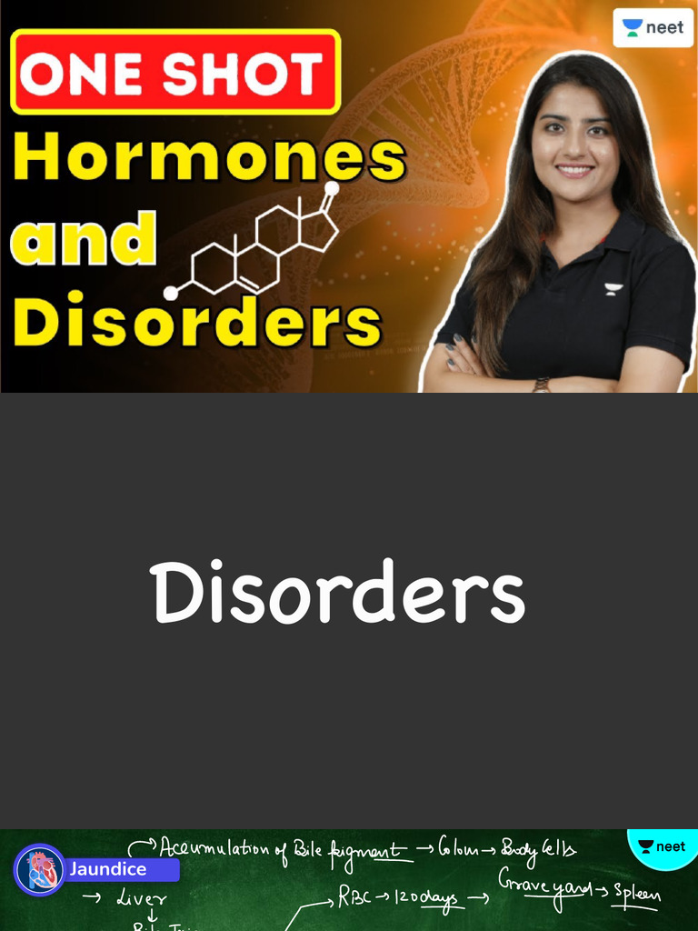 All Hormones & Disorders - One Shot | PDF | Adrenal Gland | Organ (Anatomy)
