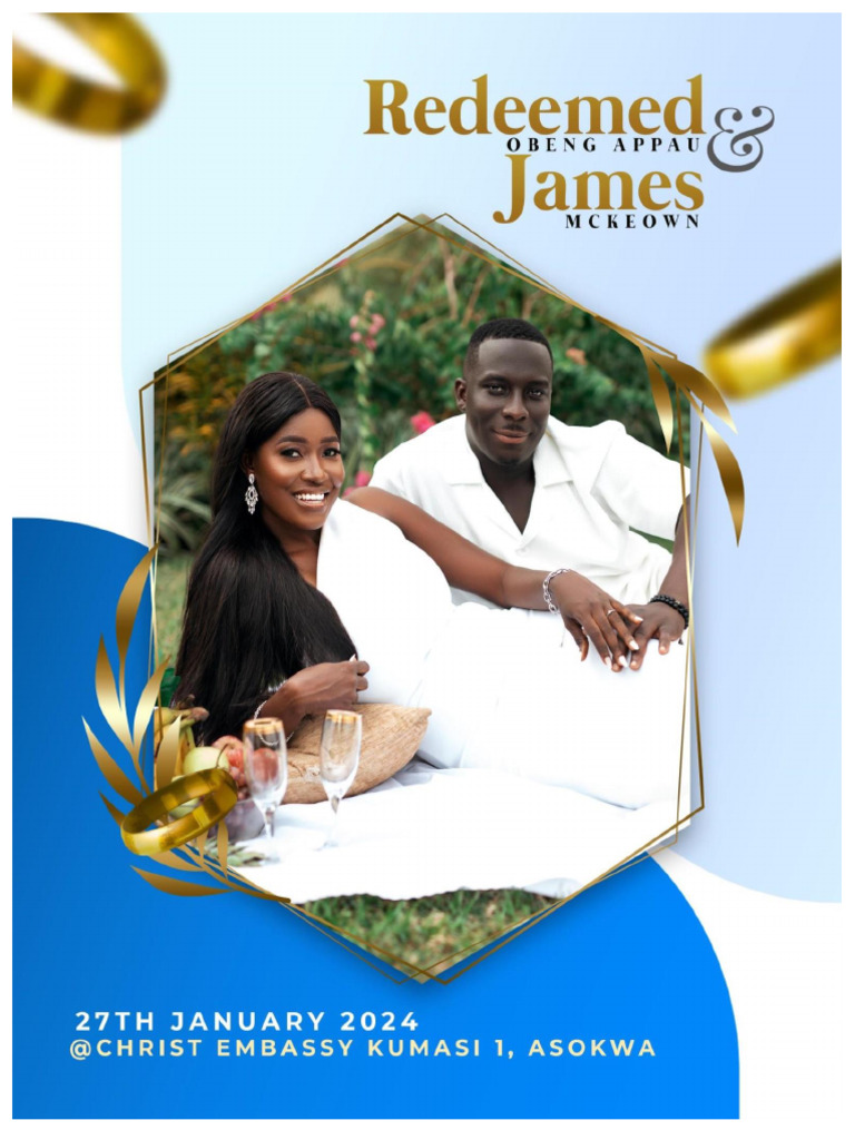Wedding Program (Redeemed 0 James) | PDF