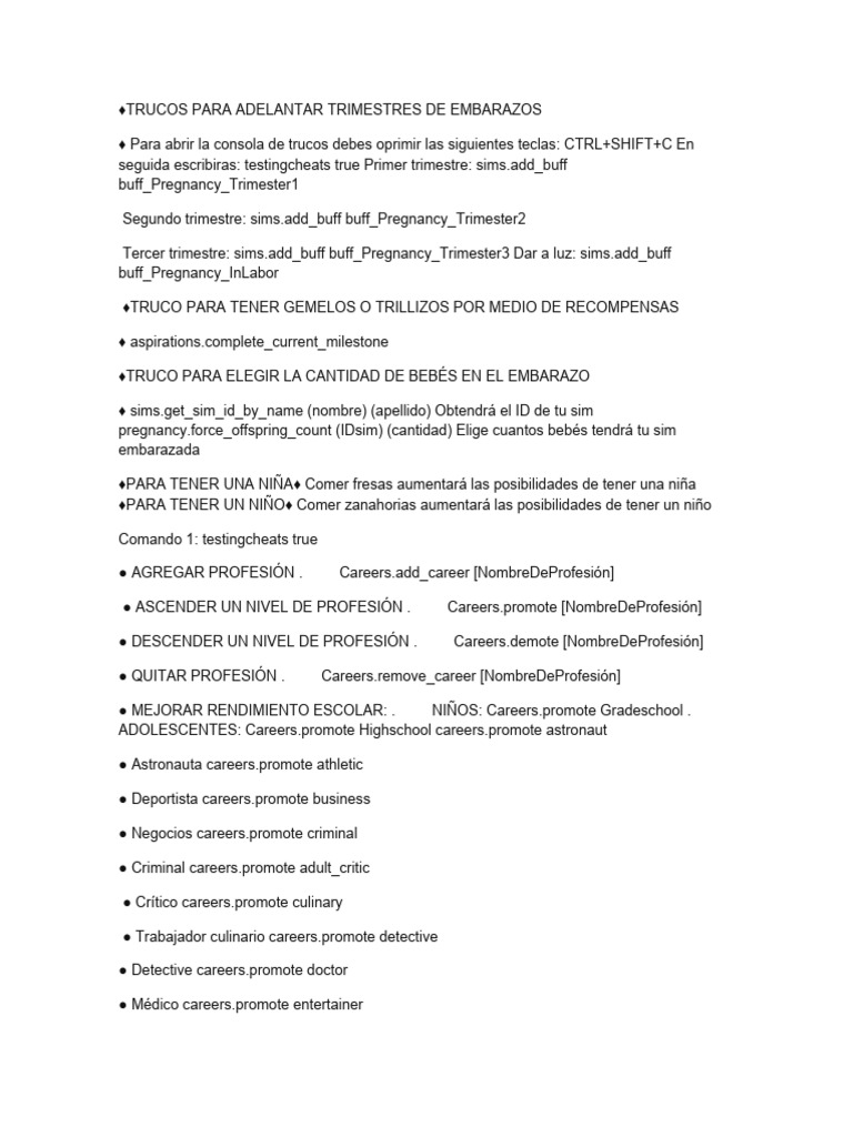 Trucos para Adelantar Trimestres de Embarazos | PDF