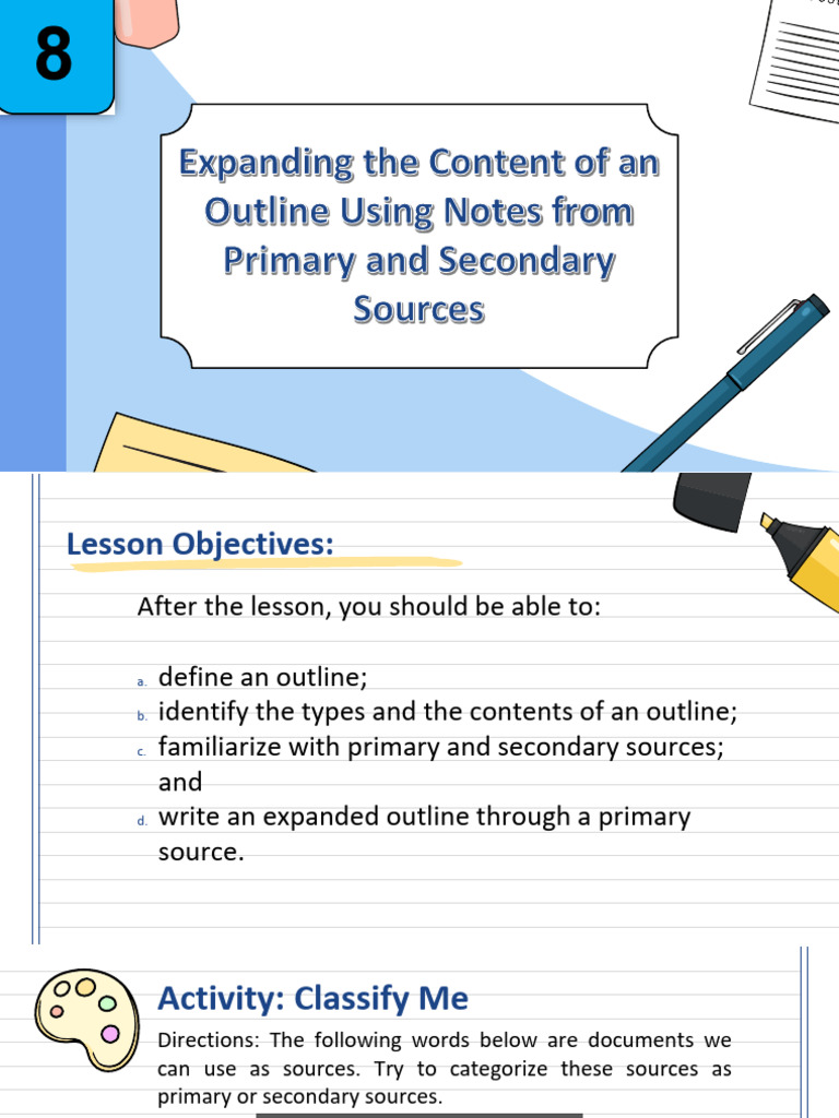 Expanding-the-Content-of-an-Outline-Using-Notes-from-Primary-and ...