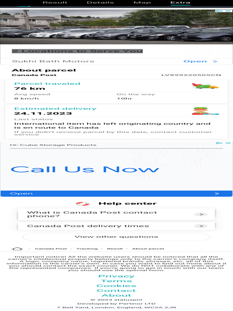 Canada Post - Complete and Accurate Tracking Info | PDF