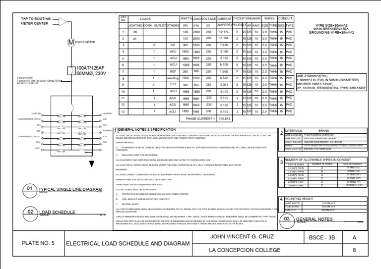 EU111-CRUZ-PLATE 5 | PDF | Electrical Wiring | Components