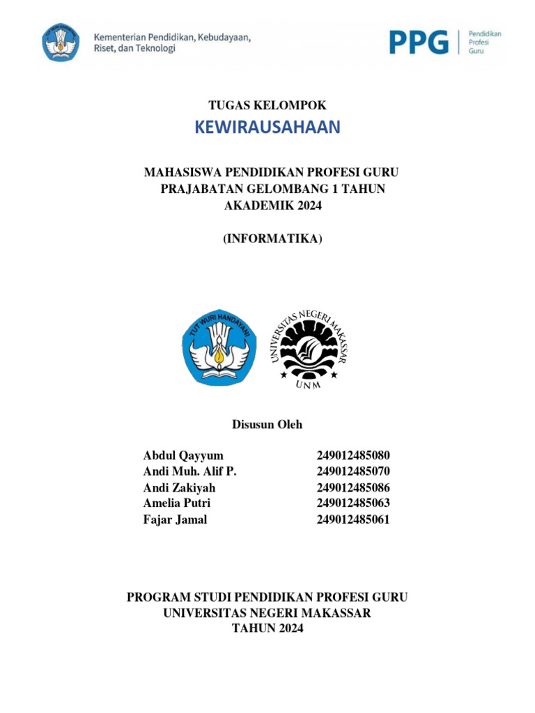 RK-Kelompok 5-Kewirausahaan | PDF