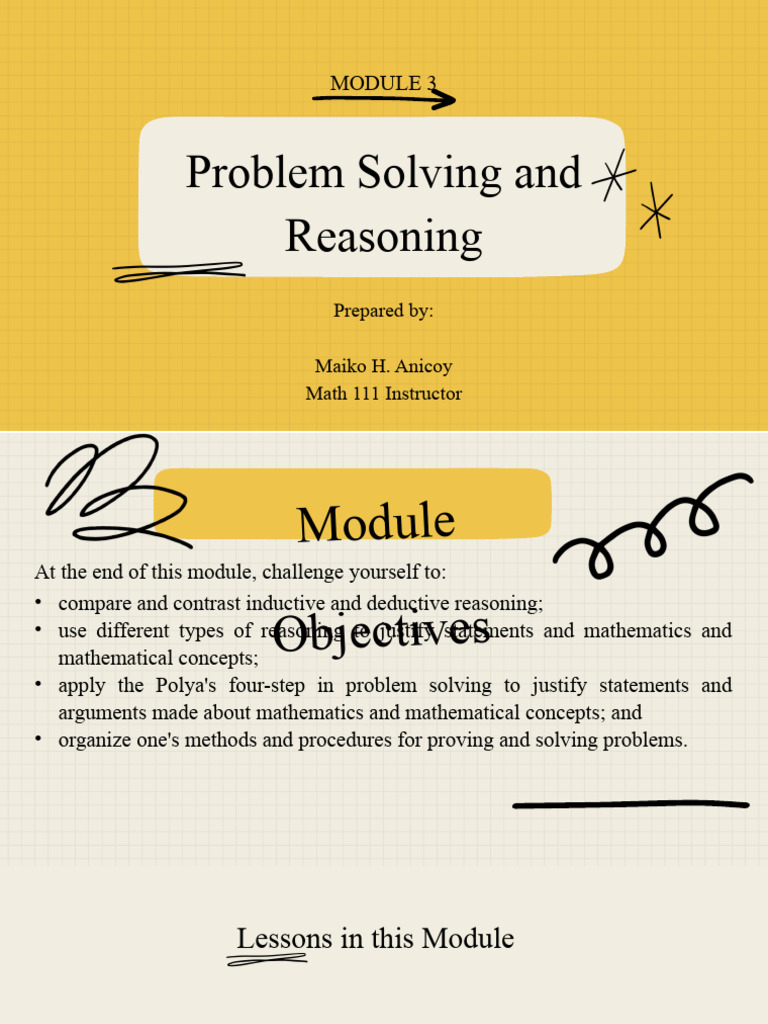 Module 3 | PDF | Inductive Reasoning | Reason