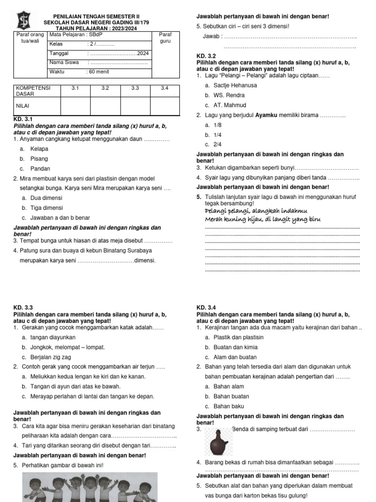 PTS-SBDP SMT 2 | PDF