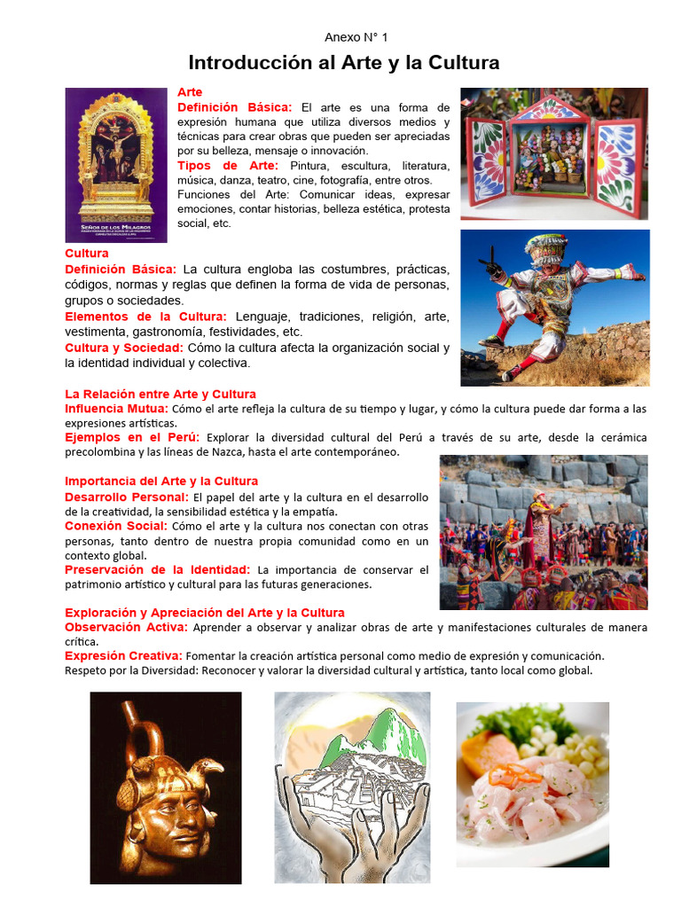 Tema 1 - Introduccion Arte y Cultura | PDF