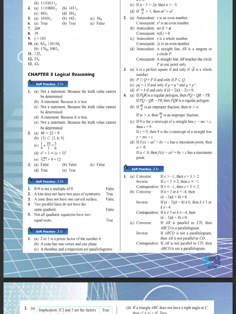 KSSM 2020 DP Mathematics Form 4 Part 2-112-133.PDF - Google Drive | PDF | If And Only If | Geometry