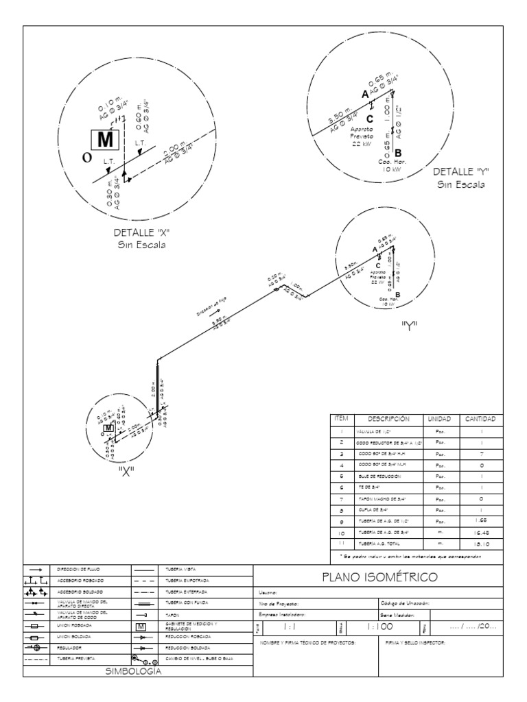 Isometrico | Descargar gratis PDF | Ingeniería mecánica | Herramientas