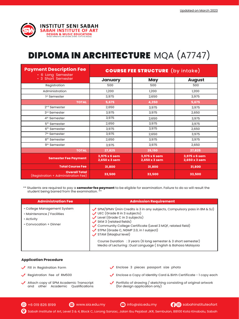 Diploma Course Fee Structure Details | PDF | Student Assessment And ...