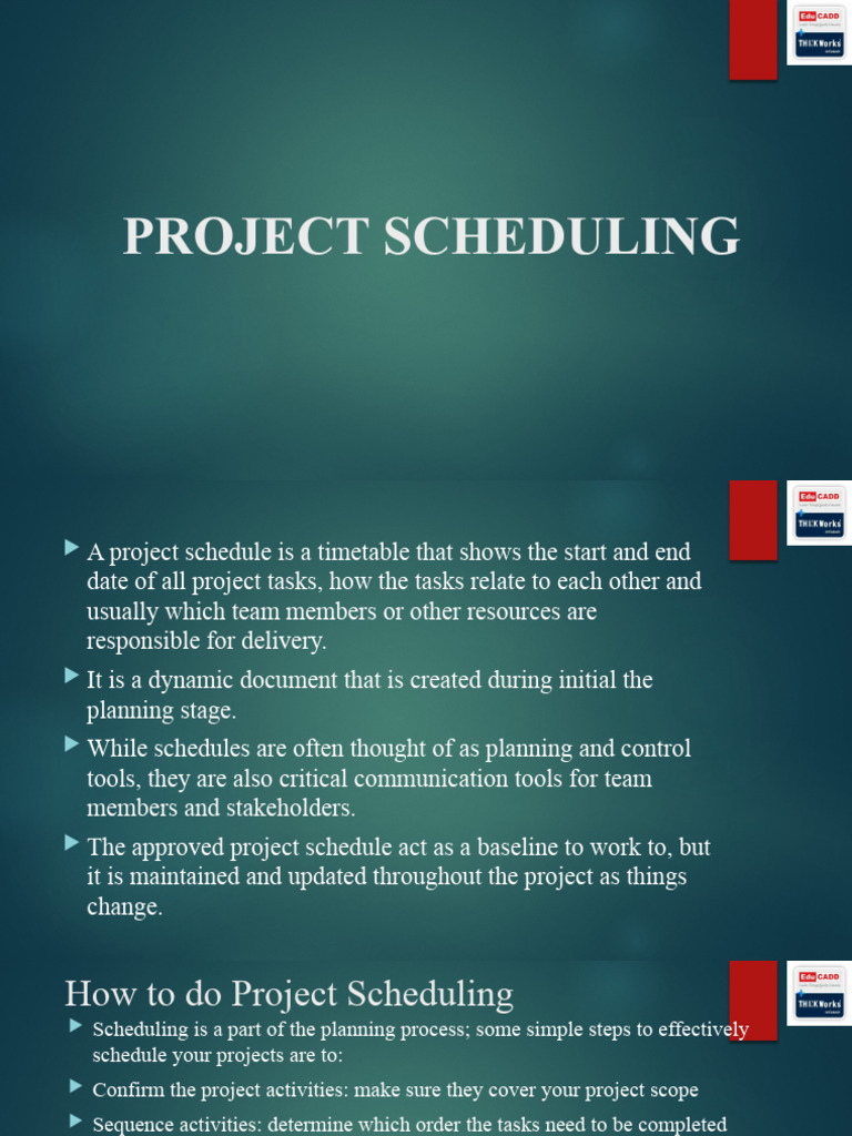 Project Scheduling | PDF | Business