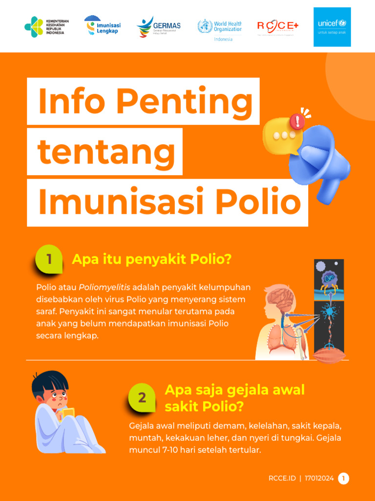 Gejala dan Pencegahan Penyakit Polio | PDF
