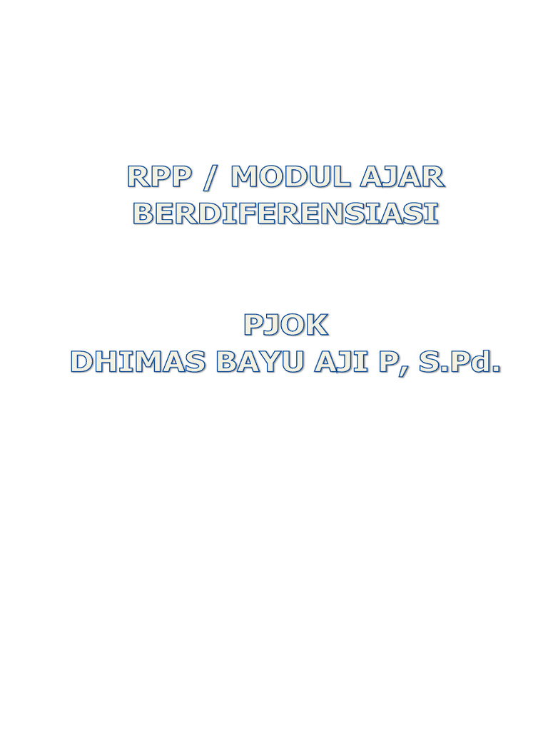 Modul Ajar PJOK SMA | PDF