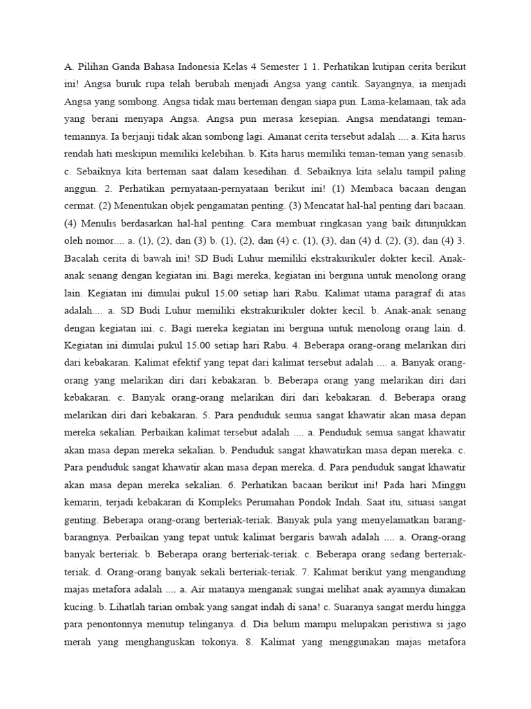 Soal Teks Informatif | PDF