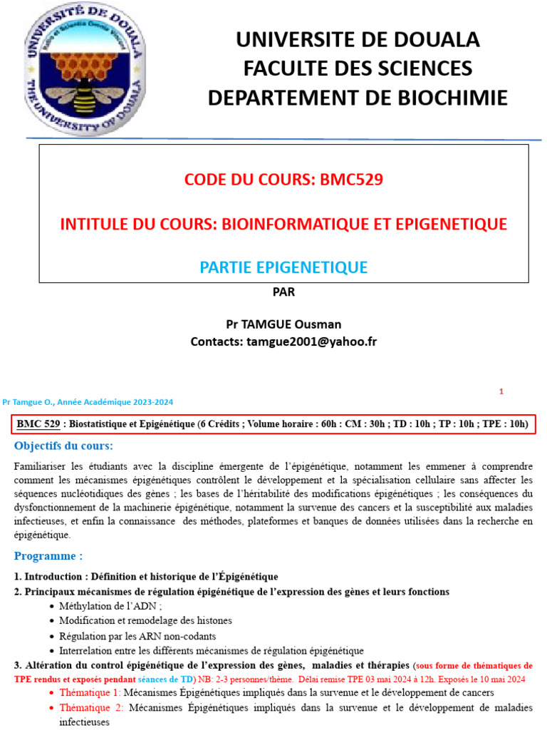 Épigénétique : Mécanismes et Applications | PDF | Histone | Chromatine
