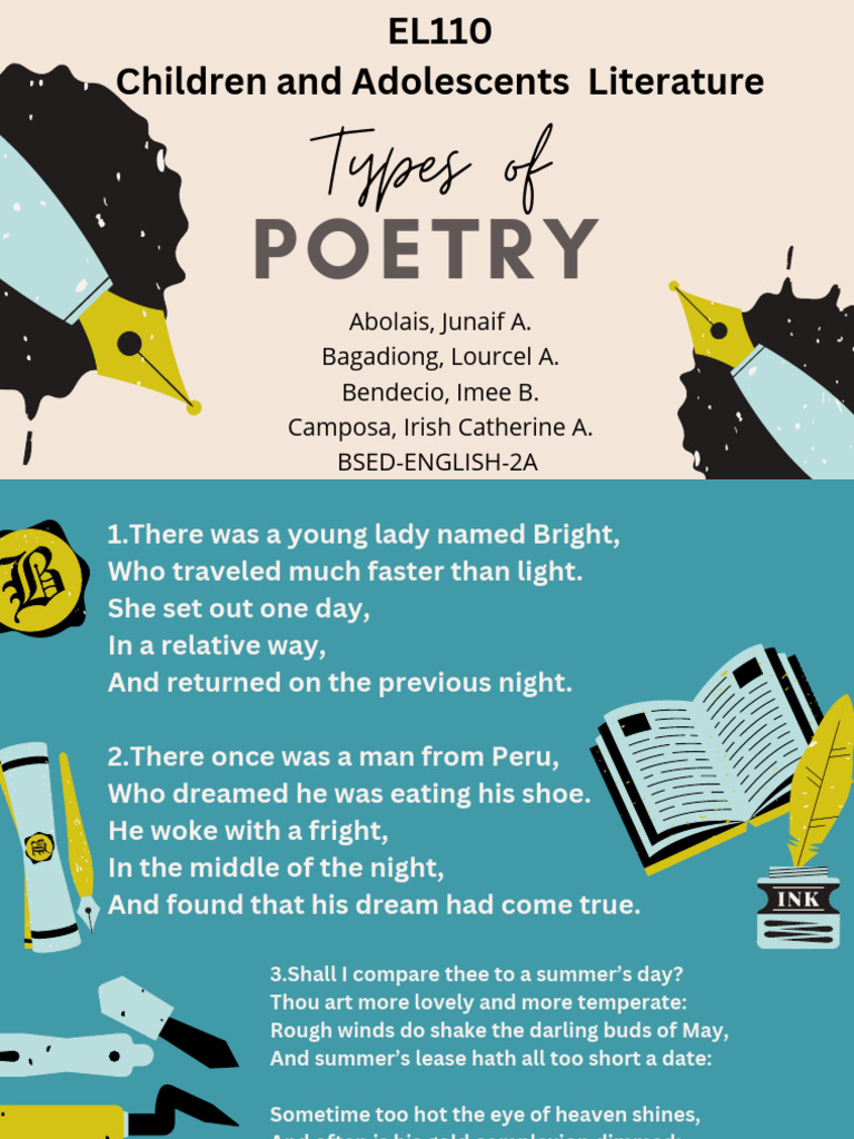 Colourful Illustrative English Genre Types and Conventions Presentation ...