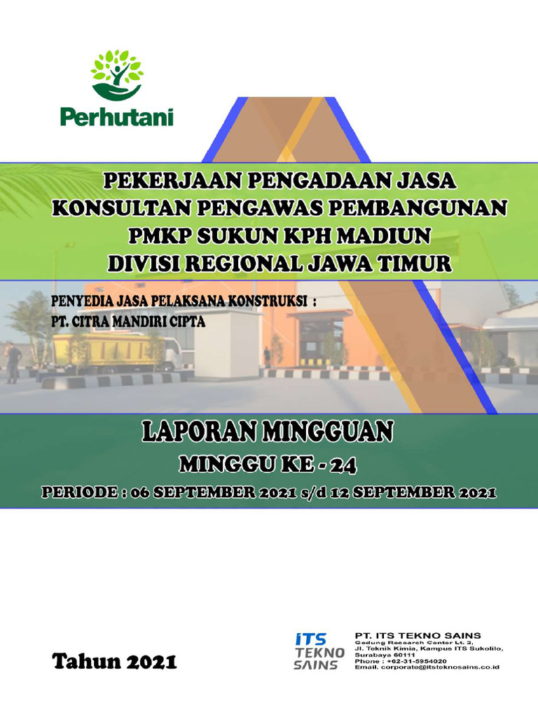 Cover Laporan Mingguan Ke-24 | PDF