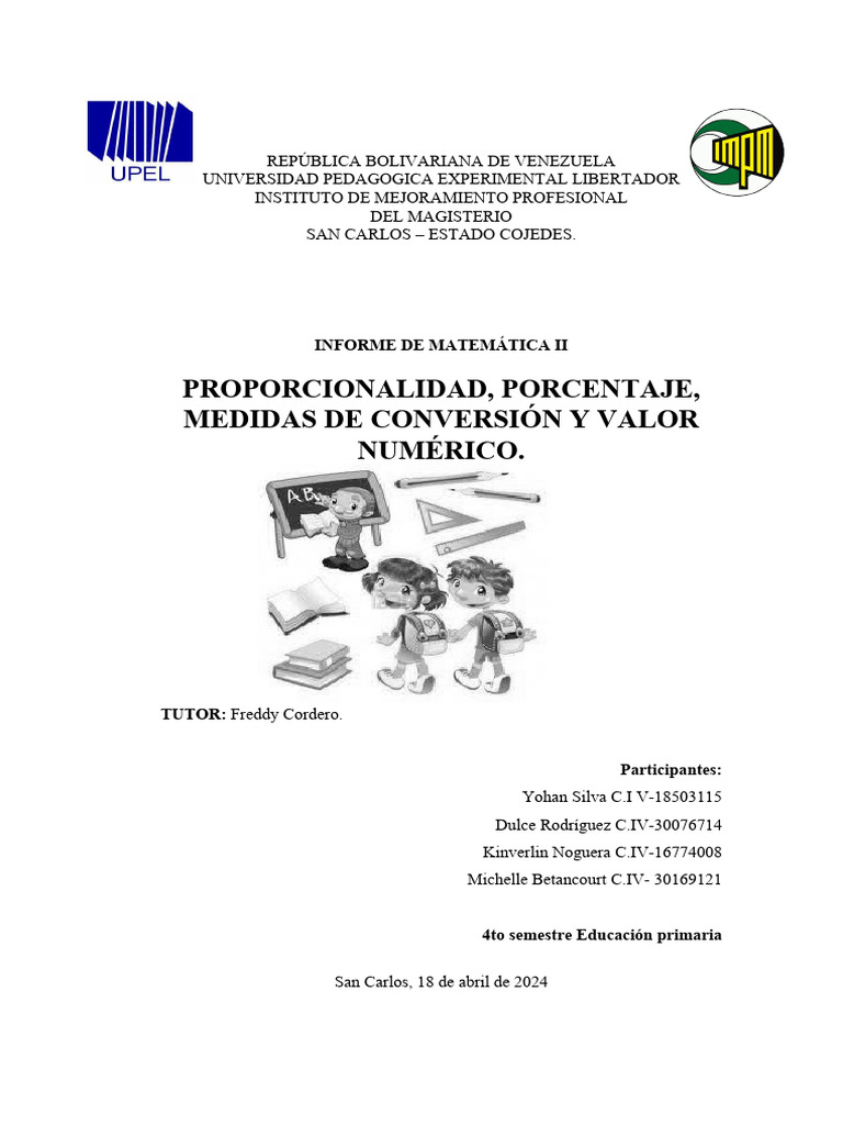Informe de Matematica 4 | PDF | Porcentaje | Muestreo (Estadísticas)
