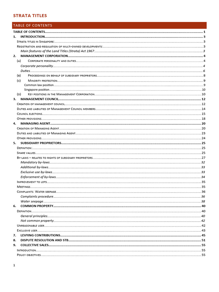 Strata Titles | PDF | Legal Liability | Corporations
