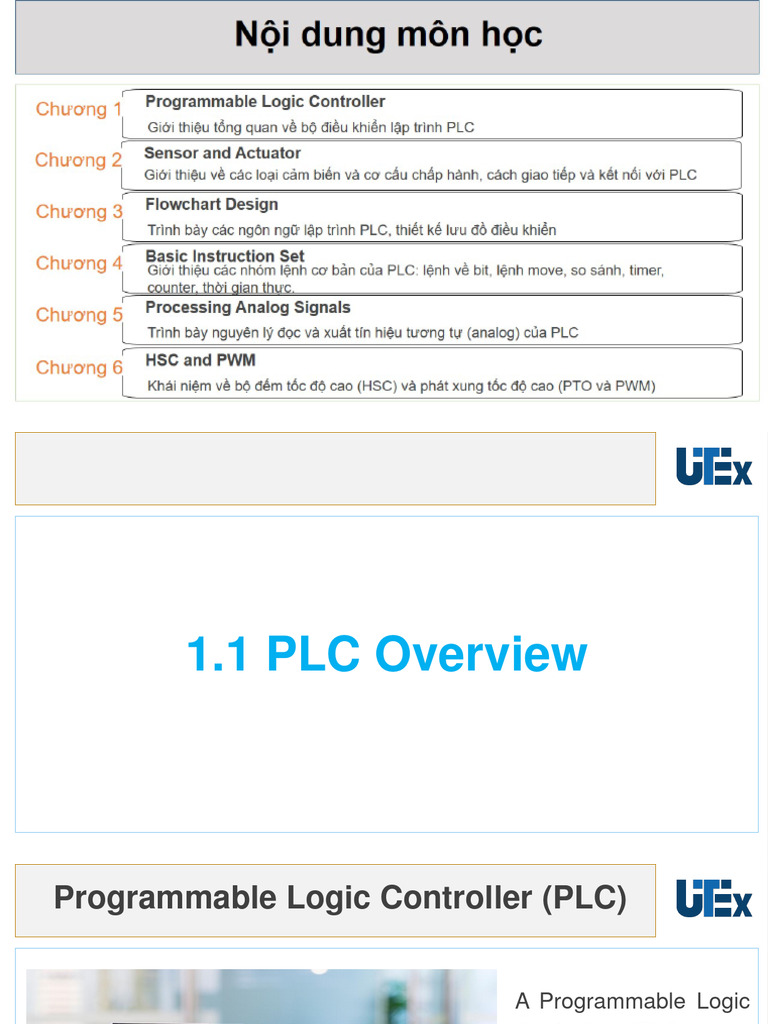 Bài Giảng Plc | PDF | Programmable Logic Controller | Switch