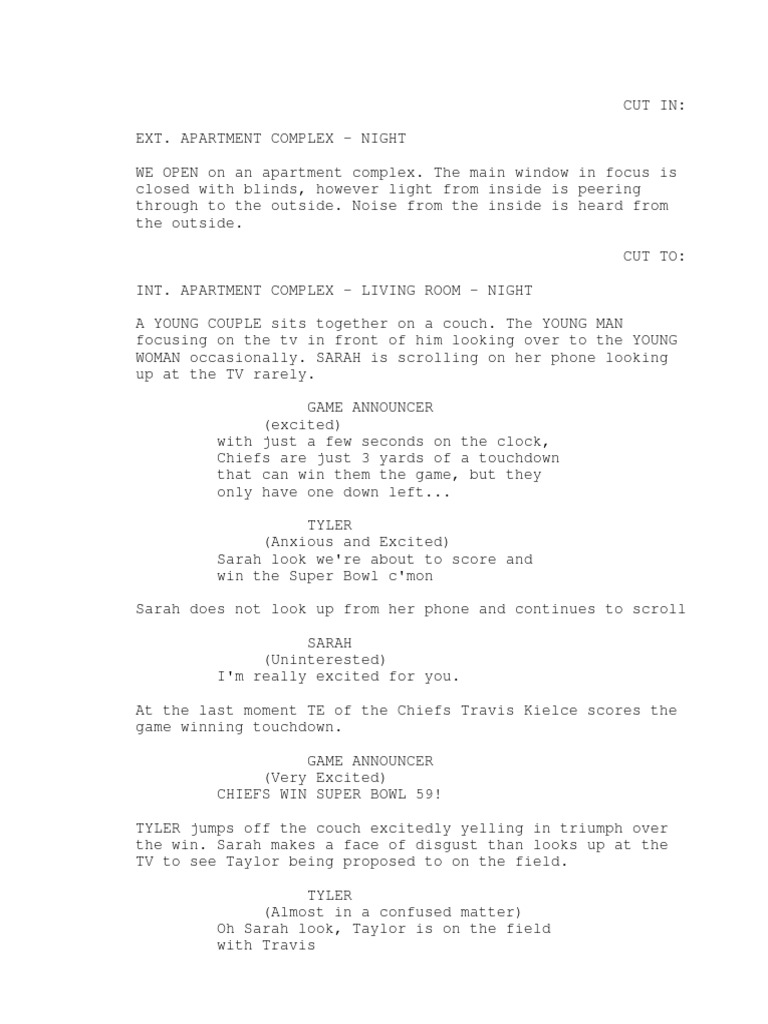 Script My Project | PDF | National Football League