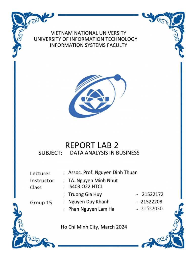 Team15 Lab2 | PDF | P Value | Analysis Of Variance