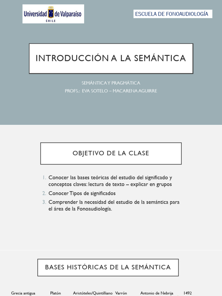 Introducción A La Semántica | PDF | Palabra | Lingüística