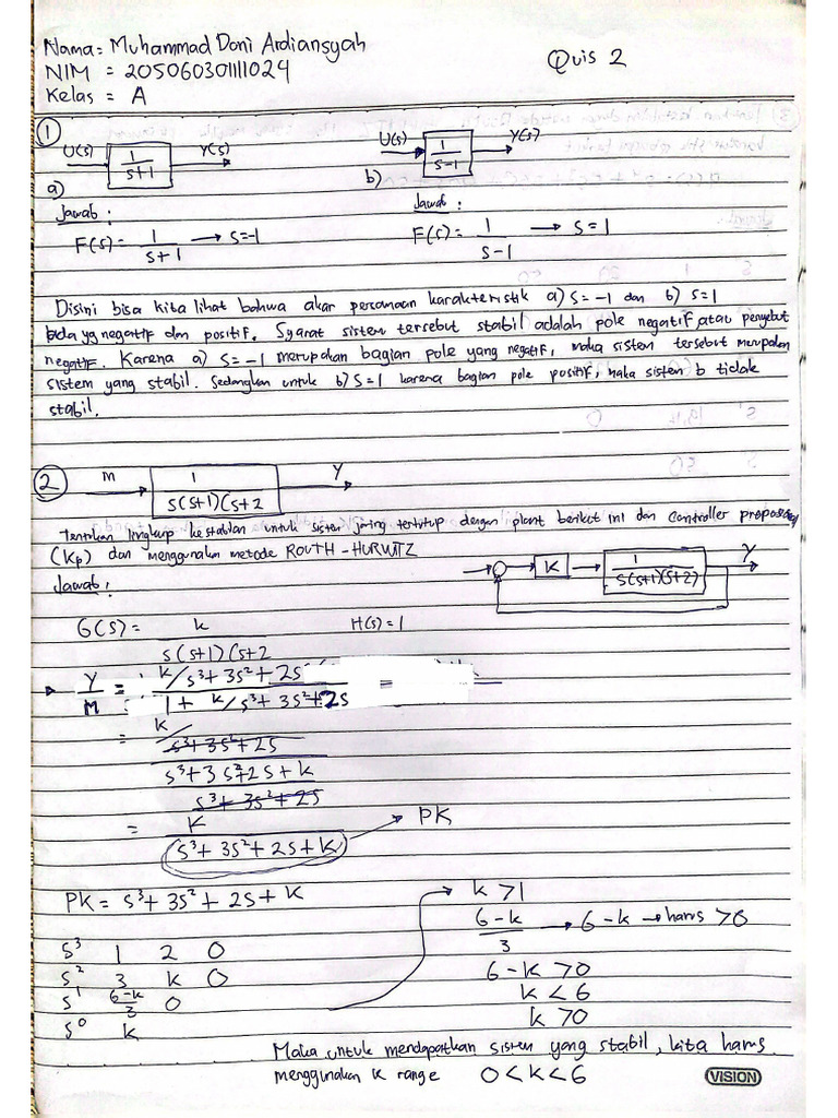 Muhammad Doni Ardiansyah - 205060301111024 - Quis 2 | PDF