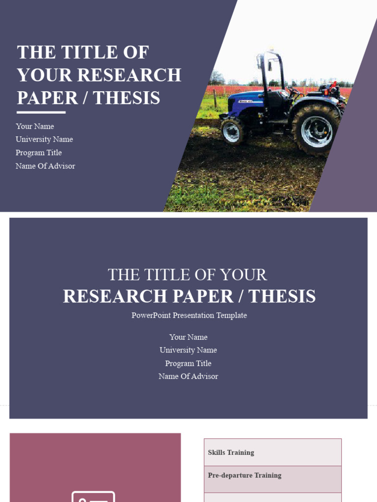 Free Thesis PowerPoint Template | PDF | Methodology | Sampling (Statistics)