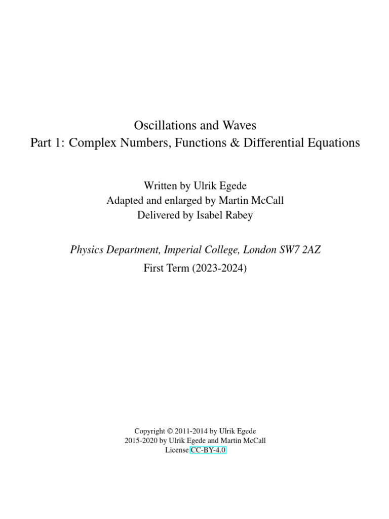 Complex Analysis | PDF | Complex Number | Differential Calculus Complex Analysis | PDF | Complex Number | Differential Calculus