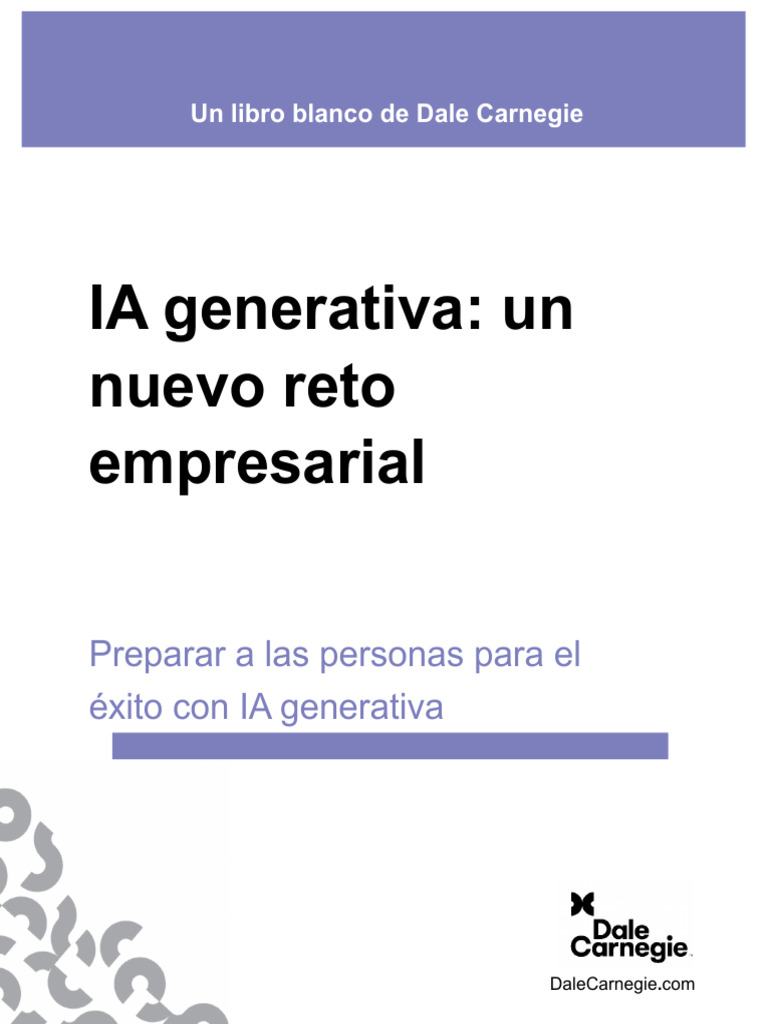 IA Generativa Un Nuevo Reto Empresarial | Descargar gratis PDF ...