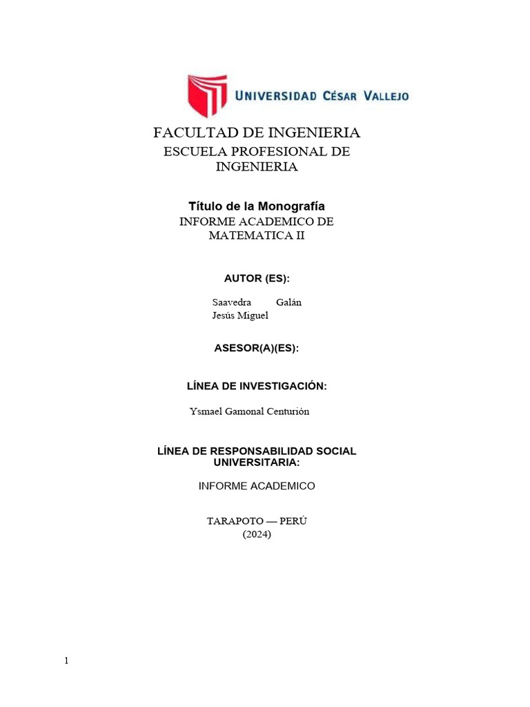 Informe de Mate II | PDF | Derivado | Función (Matemáticas)