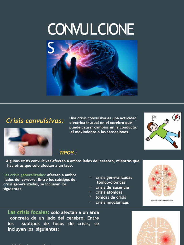 Tipos y síntomas de crisis convulsivas | PDF | Epilepsia | Sistema nervioso