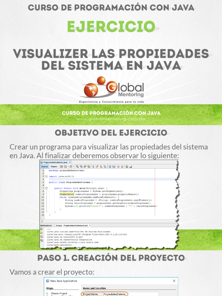 Visualiza Propiedades del Sistema en Java | PDF
