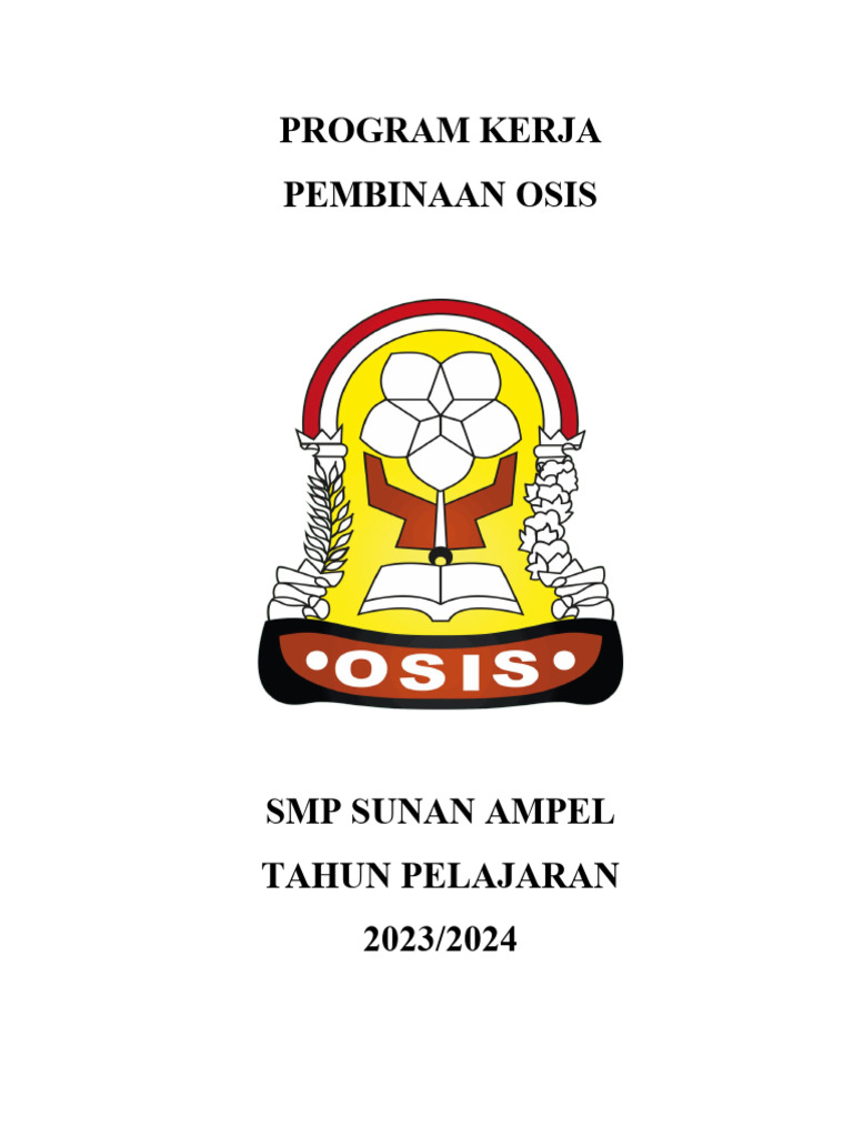Rencana Kerja Pembinaan OSIS SMP 2023 | PDF