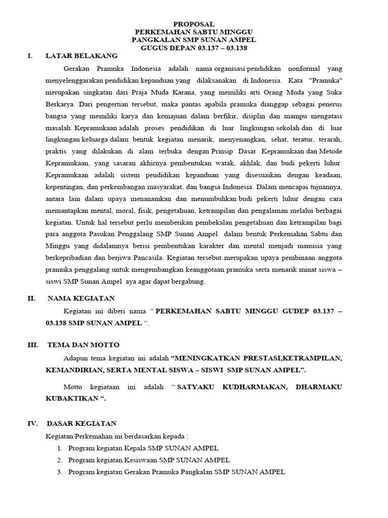 Proposal Persami 2023 | PDF