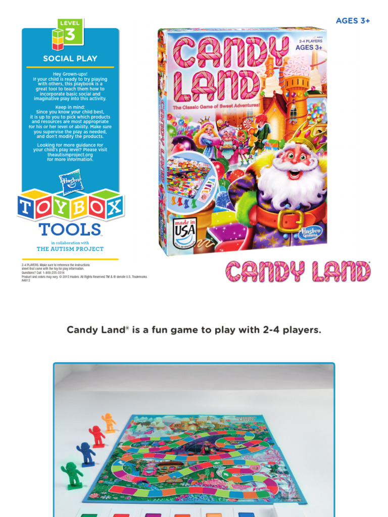 Manual de Instruções Jogo Candyland | PDF