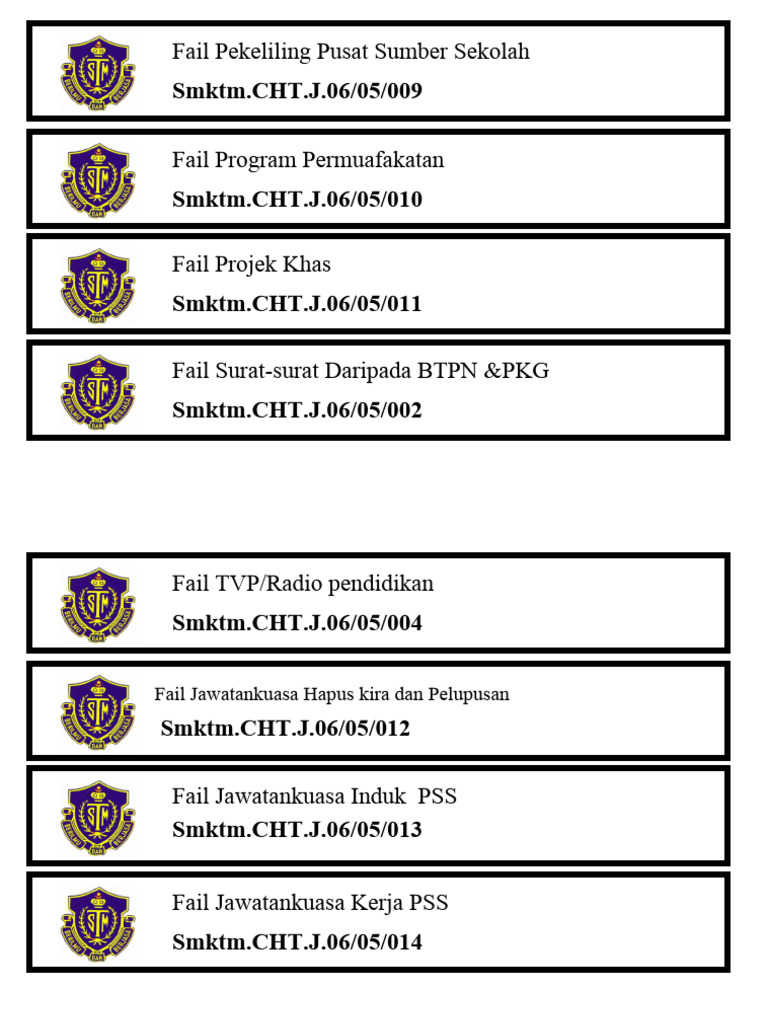 Tulang Fail Putih | PDF