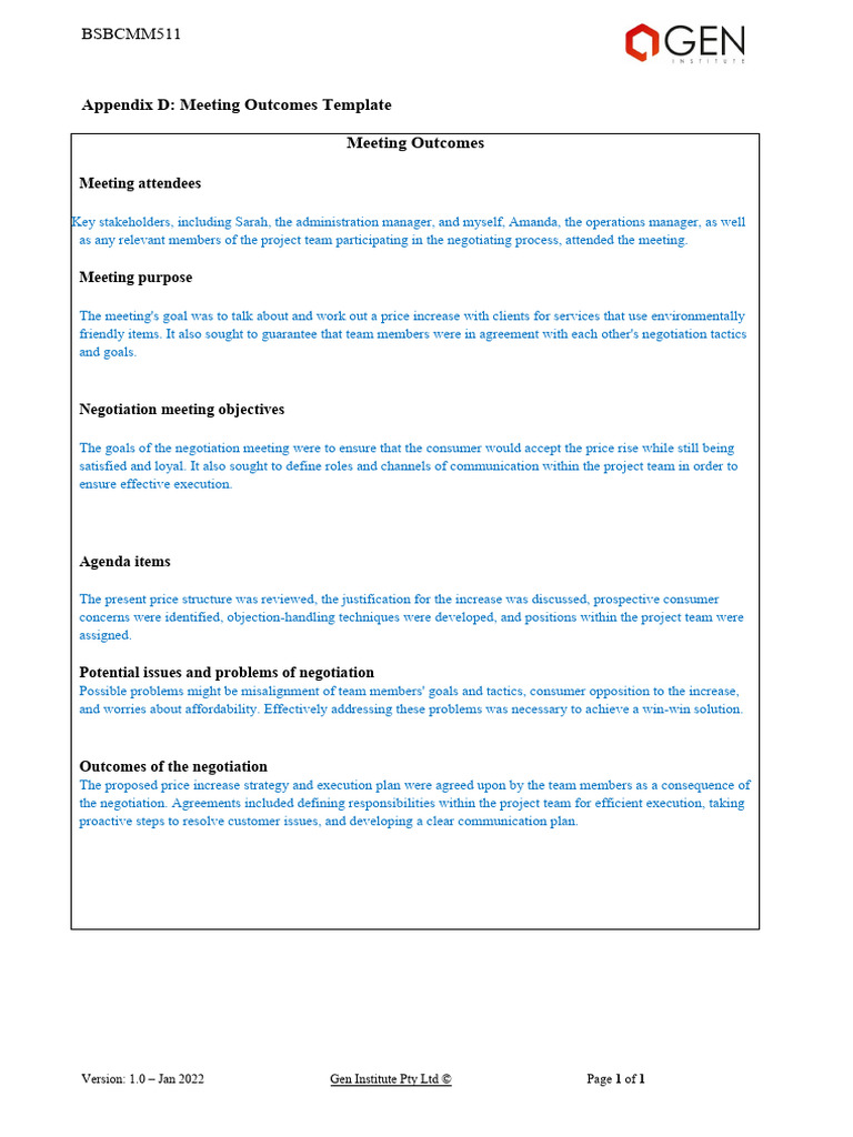 Appendix D - Meeting Outcomes Template@@ | PDF