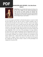 6 - English-On the Grasshopper and the Cricket-Poem and Grammar-Notes ...