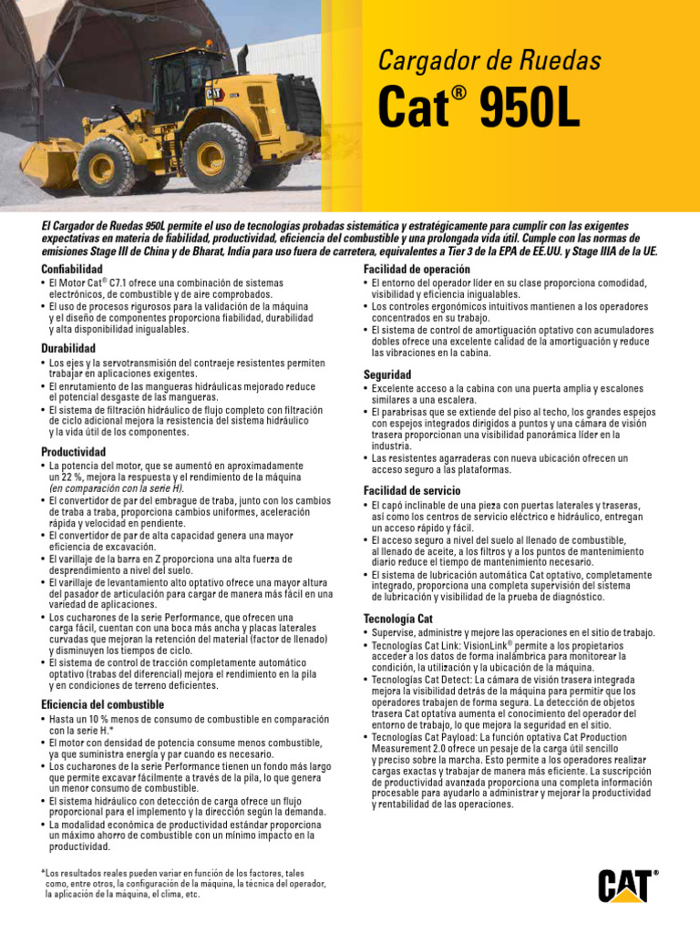950L (TB) | PDF | Motores | Ingeniería de confiabilidad