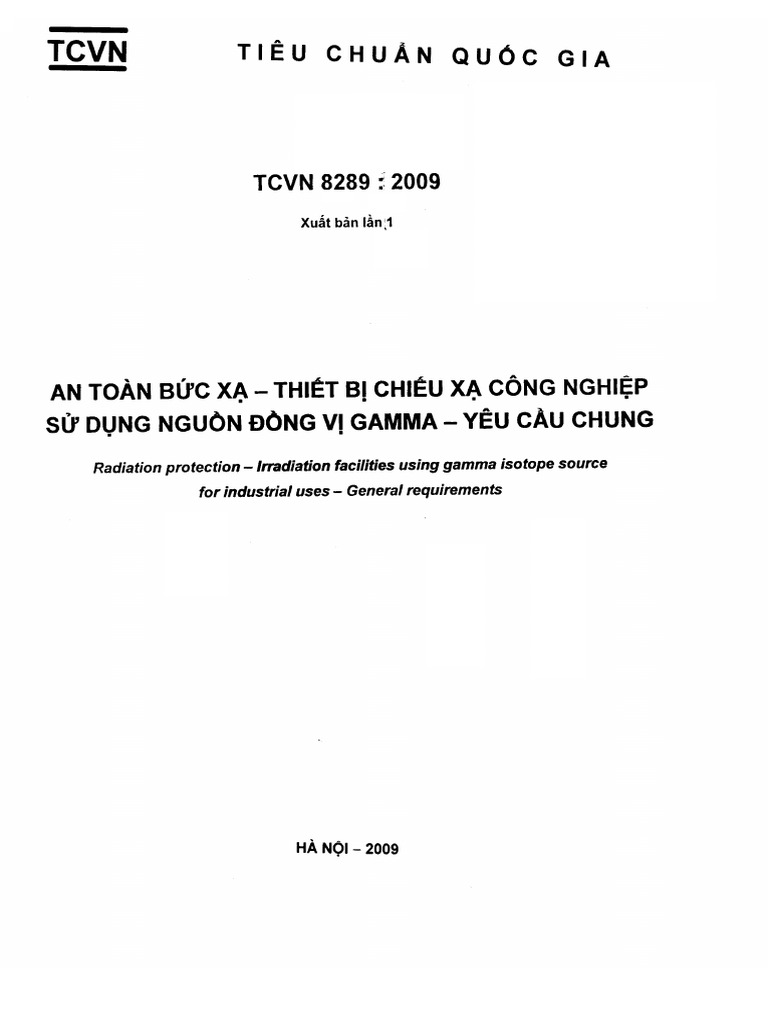 TCVN 8289 - 2009 | PDF