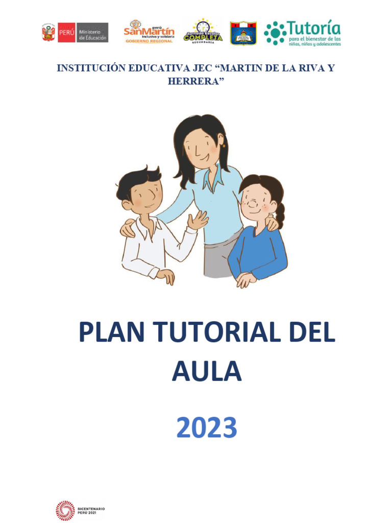 Plan Tutorial de Aula | Descargar gratis PDF | Evaluación | Conceptos psicologicos