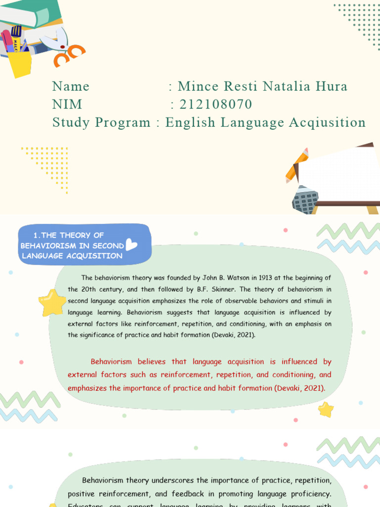 Name: Mince Resti Natalia Hura Nim: 212108070 Study Program: English ...