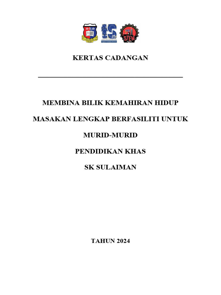 KERTAS CADANGAN Dapur Masakan KH | PDF