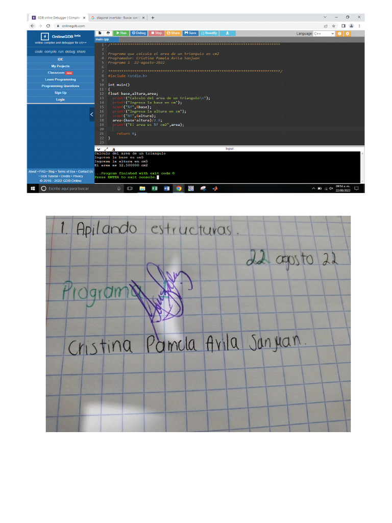 Mi Primer Programa | PDF